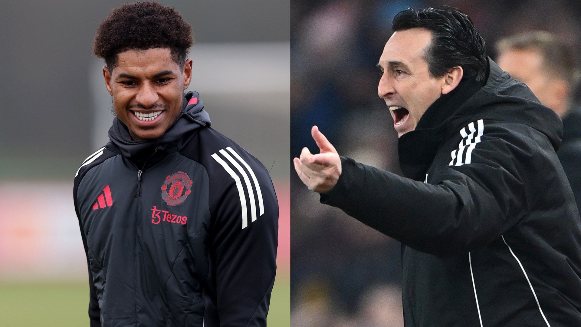 Marcus Rashford is a 'huge challenge' for Unai Emery as Aston Villa boss highlights ...